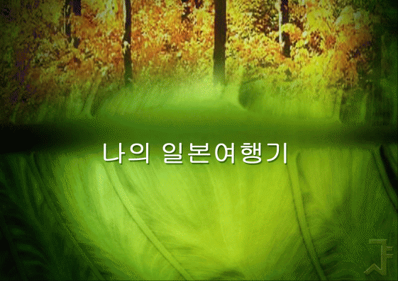 일본 여행기 ppt