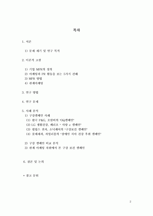 구강보건캠페인 비교 분석