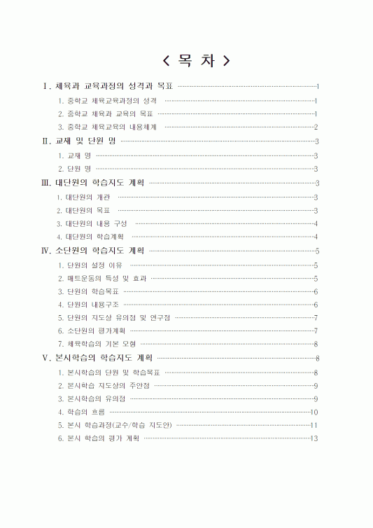 옆돌아뛰기 지도안 세안