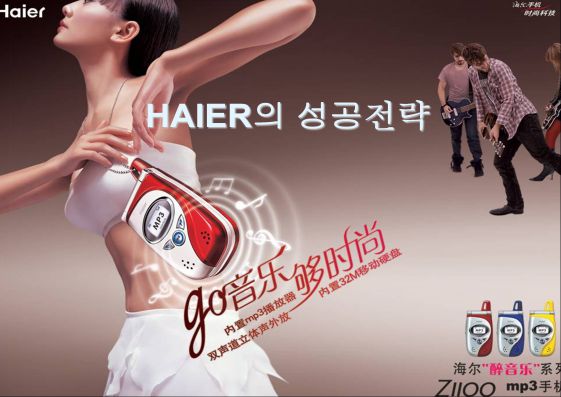하이얼의 전략분석(SWOP분석, 핵심전략)