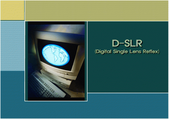 D-SLR의 특징 및 동작원리와 GX-20으로 살펴 본 Photo Guide