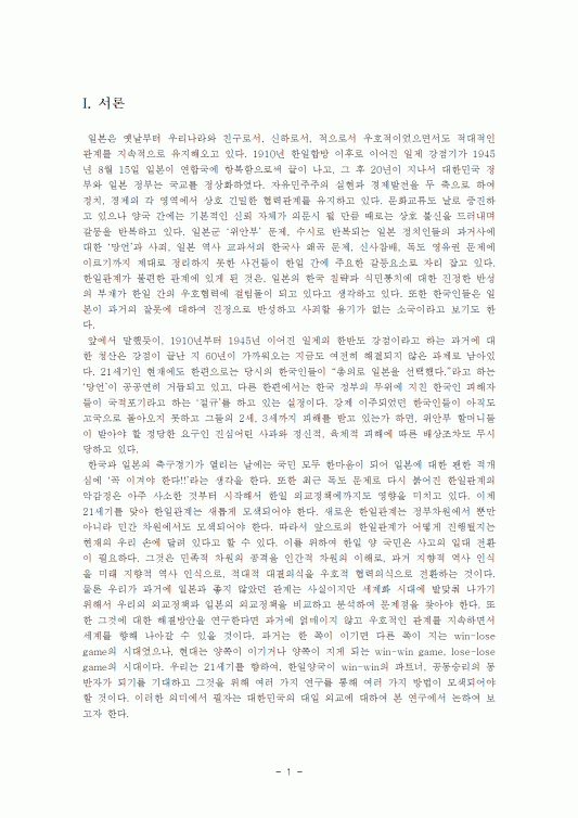한국의대일외교정책