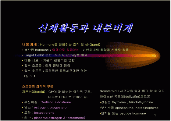 신체활동과 내분비계
