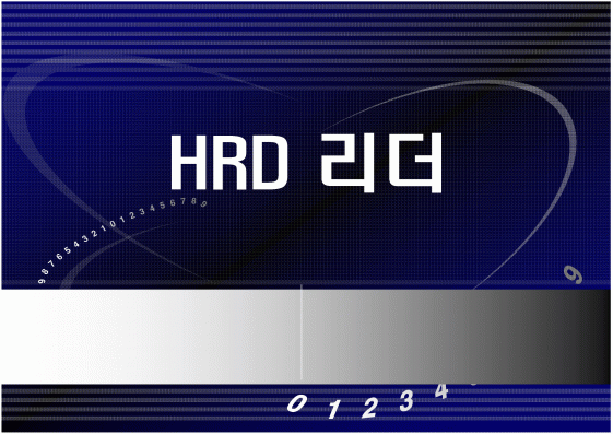 21세기 HRD(인적자원 개발)리더