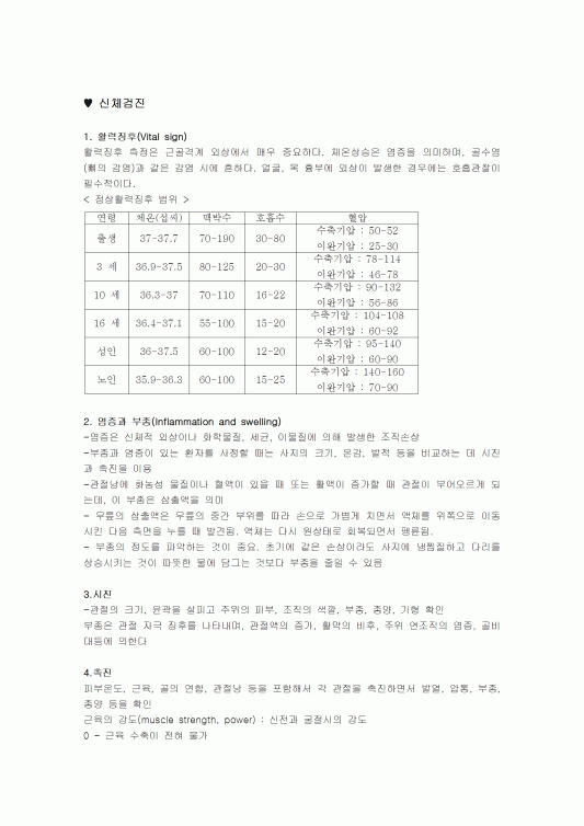 근골격계 검사