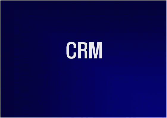 CRM (파워포인트)