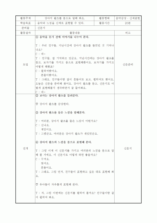 [인문과학] 연계수업 계획안