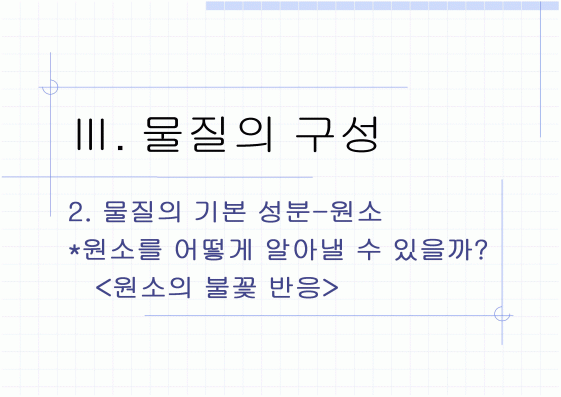 [중등 3학년]물질의 구성-불꽃반응 실험