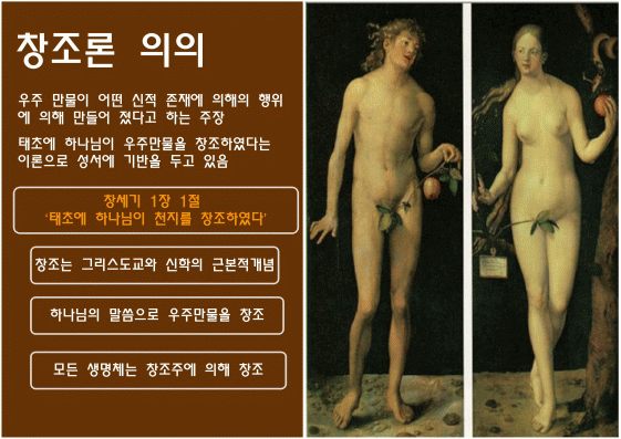 진화론 창조론(2)