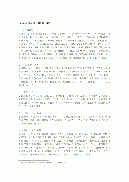 노인고용의 현황 및 실태와 활성화방안