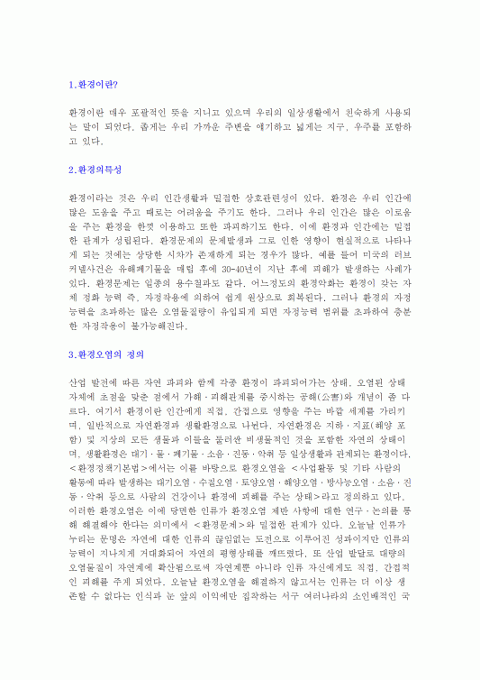 외국의 환경오염 사례