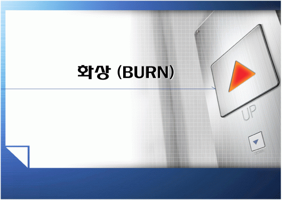 화상 (BURN)의 구분과 뷴류 예방과 치료