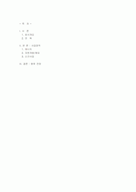 [기업과경영]SK에너지 경영현황 분석