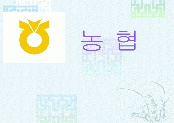 농협 발표자료(프리젠테이션)