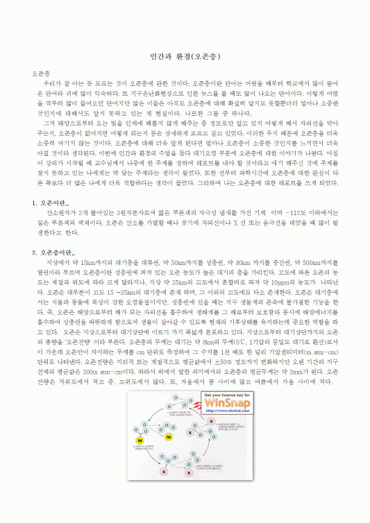 인간과 환경(오존층)