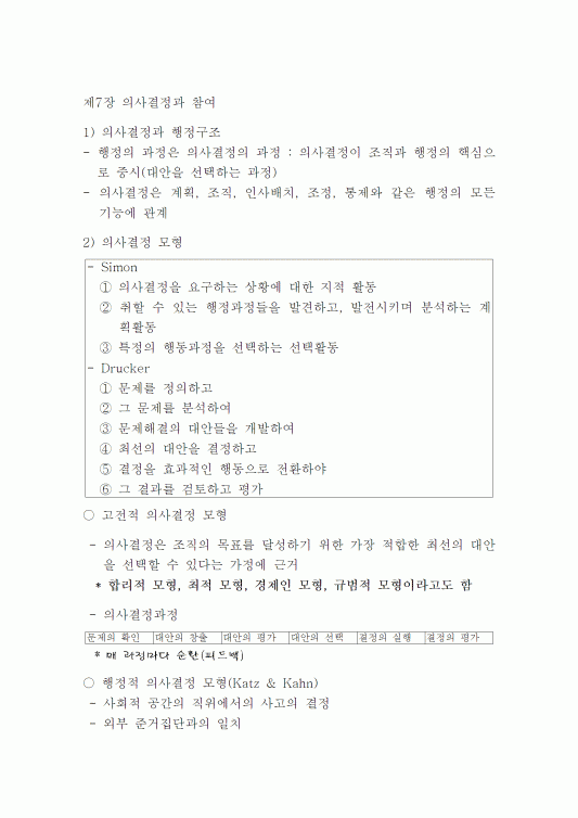 [교육행정,경영]의사결정과 참여