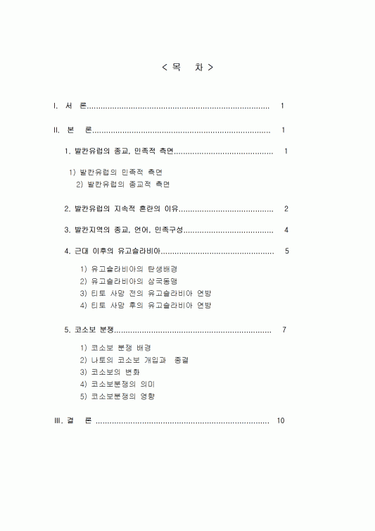 발칸유럽의 지정학적 위치에 따른 분쟁