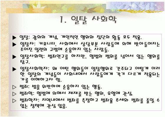계급 계층이론에 대하여