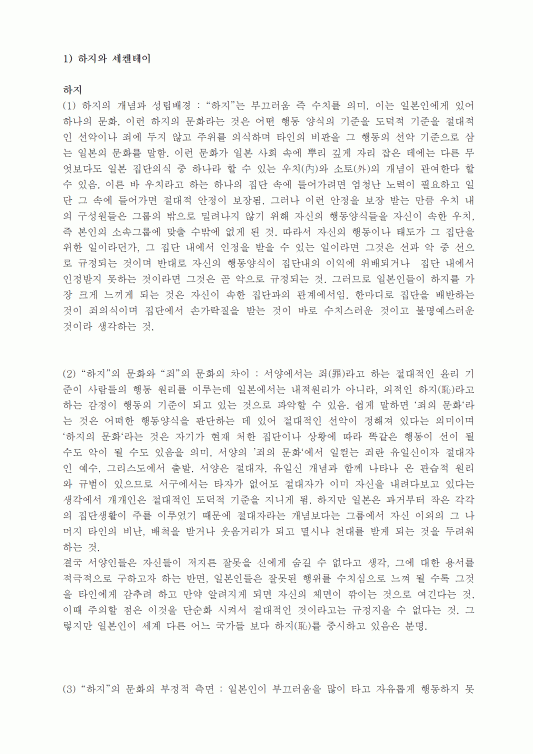 [일본문화] 레포트 자료