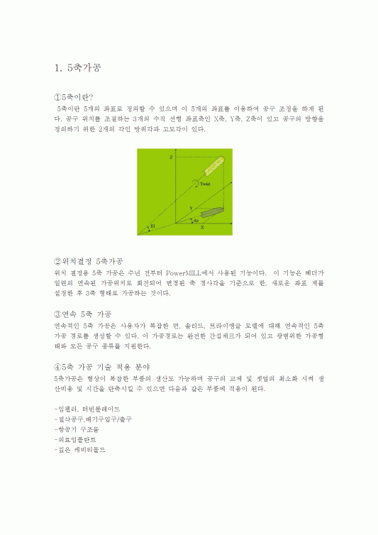 CAM시스템을 활용한 제품가공
