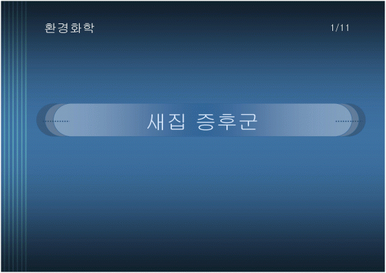 새집 증후군에 관한 현황, 문제점 및 대책방안