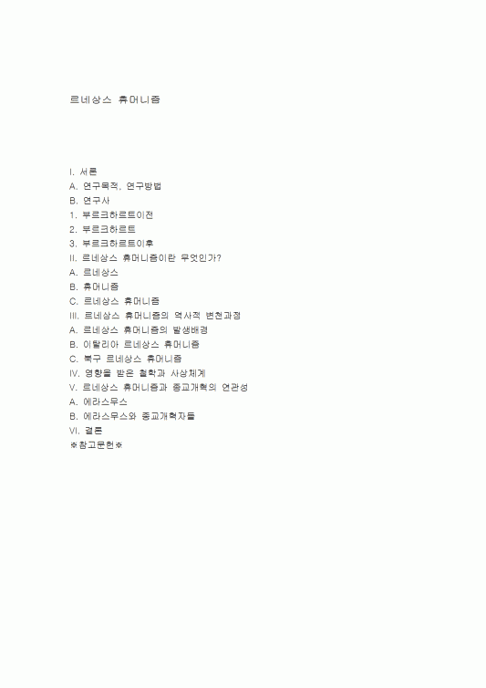 르네상스 휴머니즘
