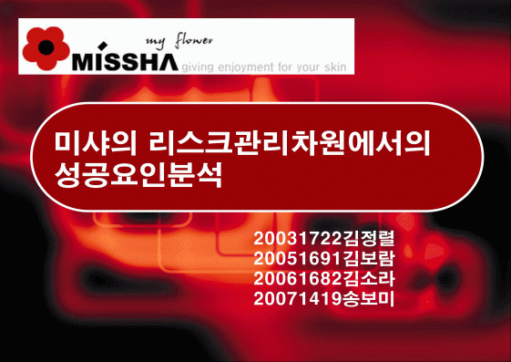 미샤 마케팅 전략