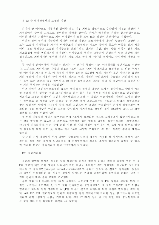 물질,열역학,열역학변수-열역학에서의 모세관 영향