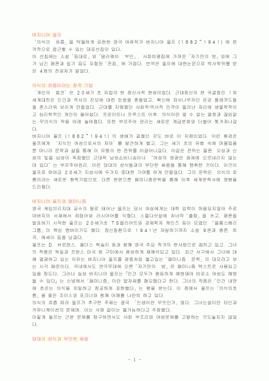 버지니아 울프