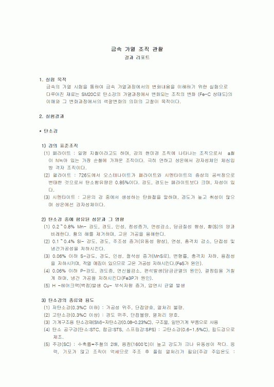 조직관찰결과