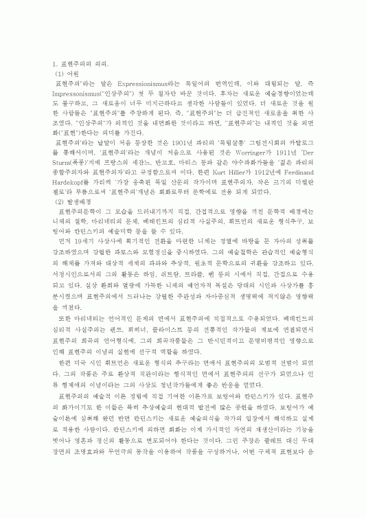 표현주의 문학