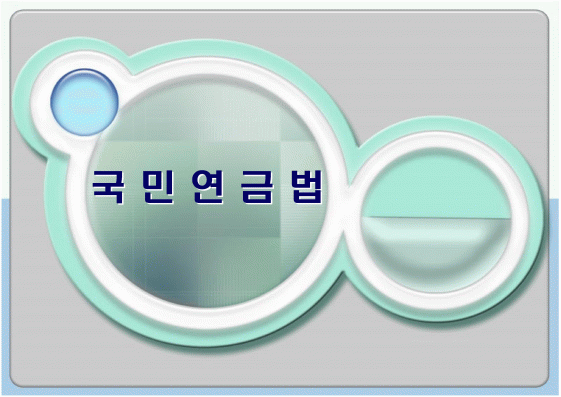 [비즈니스/경제] 국민연금법