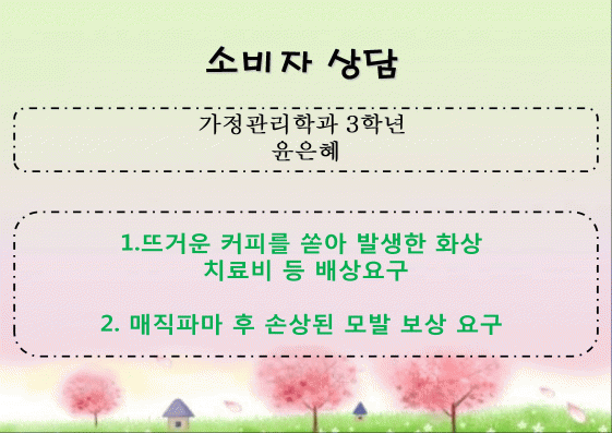 소비자 피해 사례 ppt발표자료