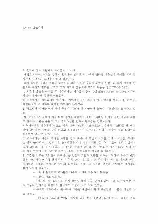 패션오브 크라이스트 분석