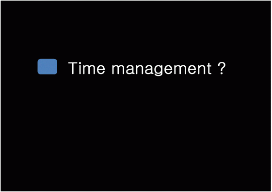 건설 관리-time management