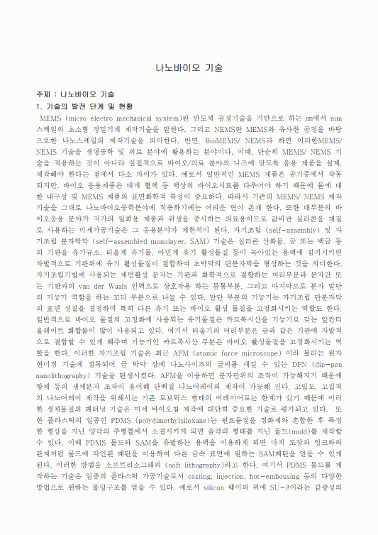 나노바이오기술