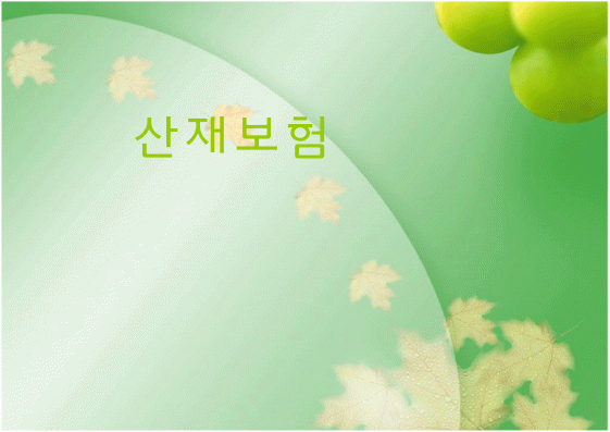 산재보험의 내용과 문제점