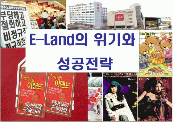 E-Land의 위기와 성공전략