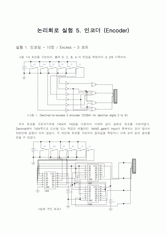 [결과] 논리회로 실험 인코더 (Encoder)와 Latch & Flip Flop[사진 및 파형 모두첨부]