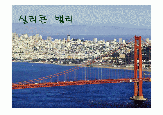 실리콘밸리의 발전