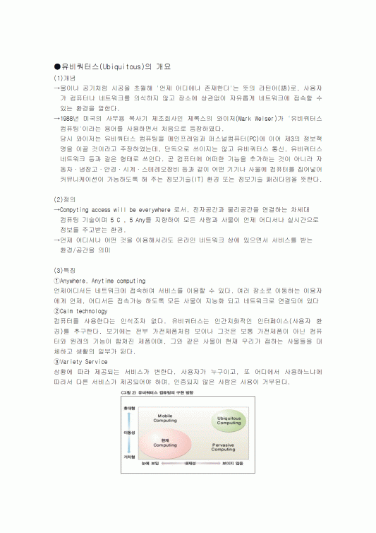 [사회과학] 유비쿼터스(Ubiquitous)