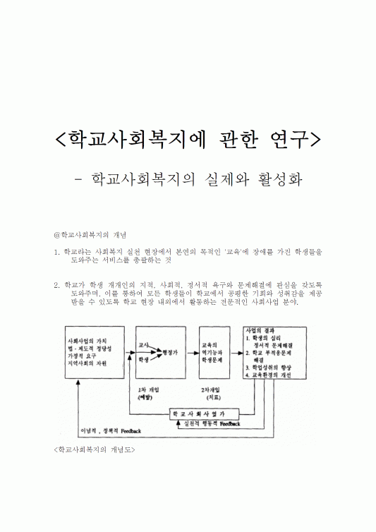 학교 사회복지