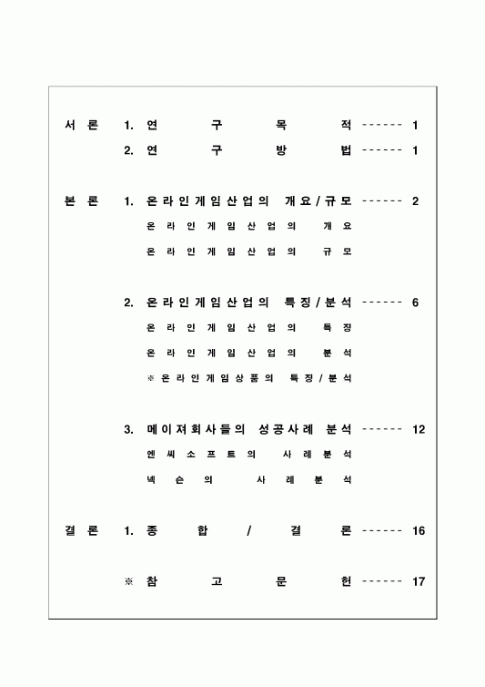 [인터넷비즈니스]국내 온라인게임 산업분석 및 2009년 전망