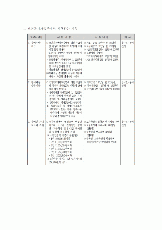 장애인복지법의 한계점