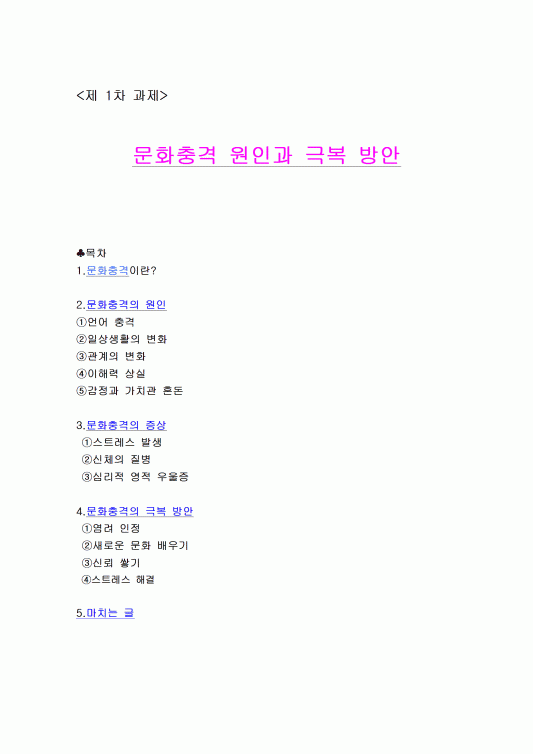 문화를 보는 다양한 관점의 사례 문화 충돌과 극복방안