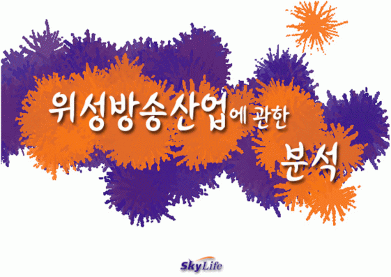 위성방송산업 분석