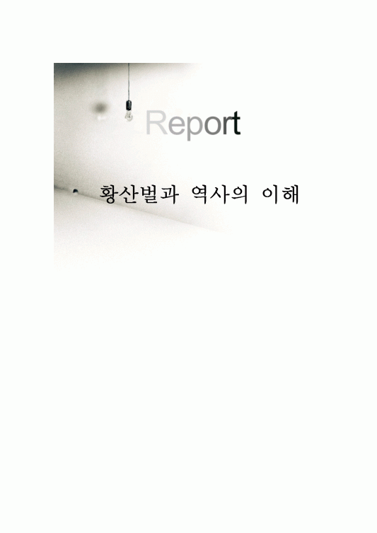 영화 황산벌과 역사의 이해