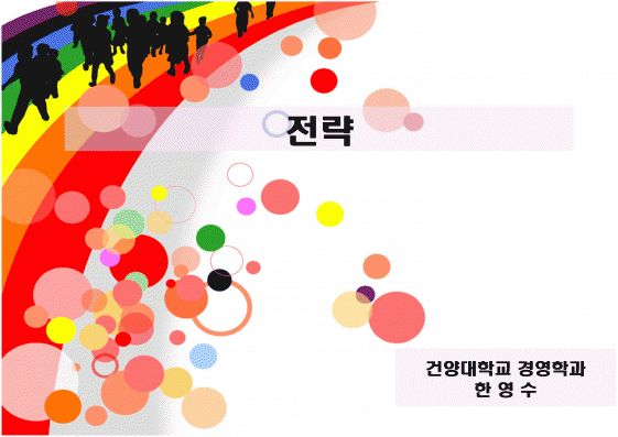 전략과 경영 레포트 자료