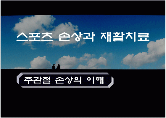 스포츠 손상과 재활치료- 주관절의손상