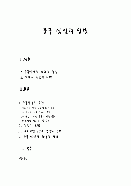 중국 상인과상방
